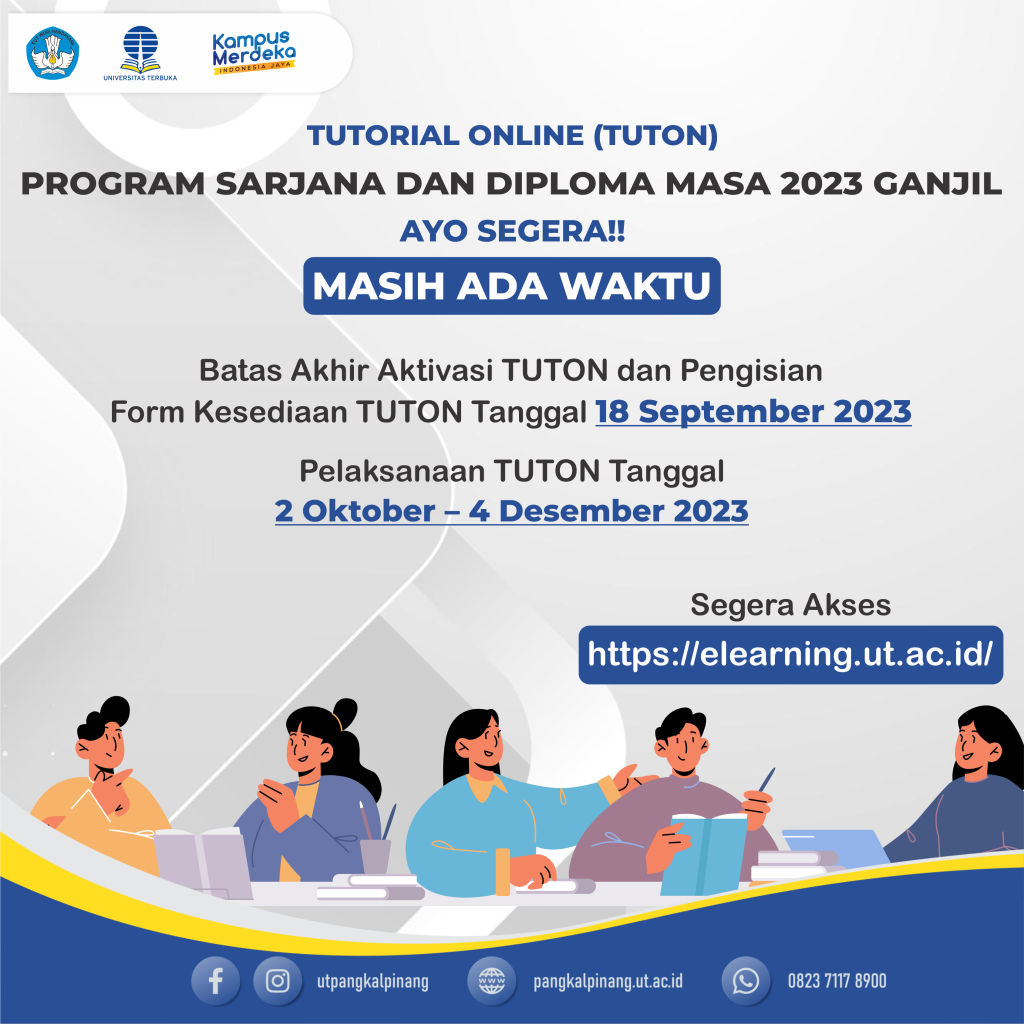 Reminder Aktivasi & Kesediaan TUTON 2023 - UT